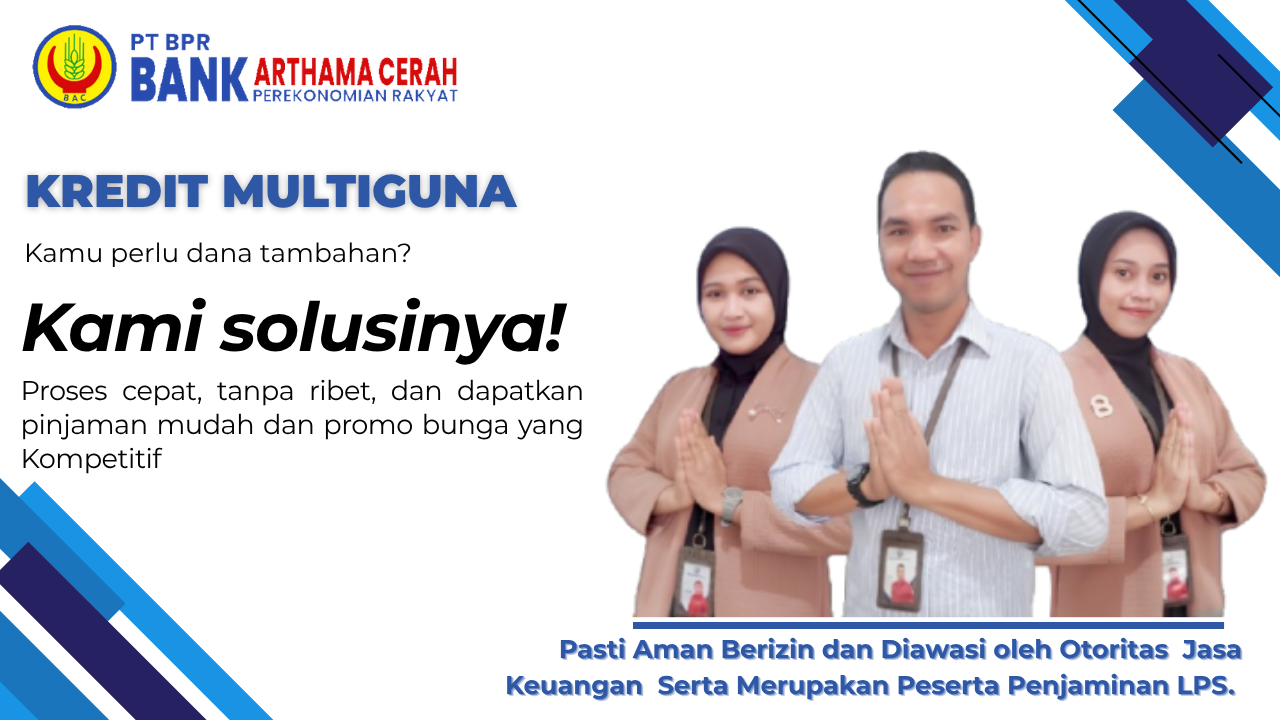 Kredit Multiguna - BPR Arthama Cerah